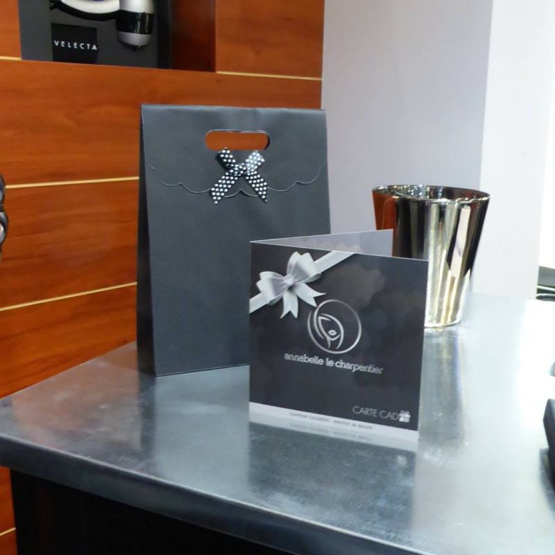 Signalétique enseigne salon esthétique coiffure - Annabelle Le Charpentier